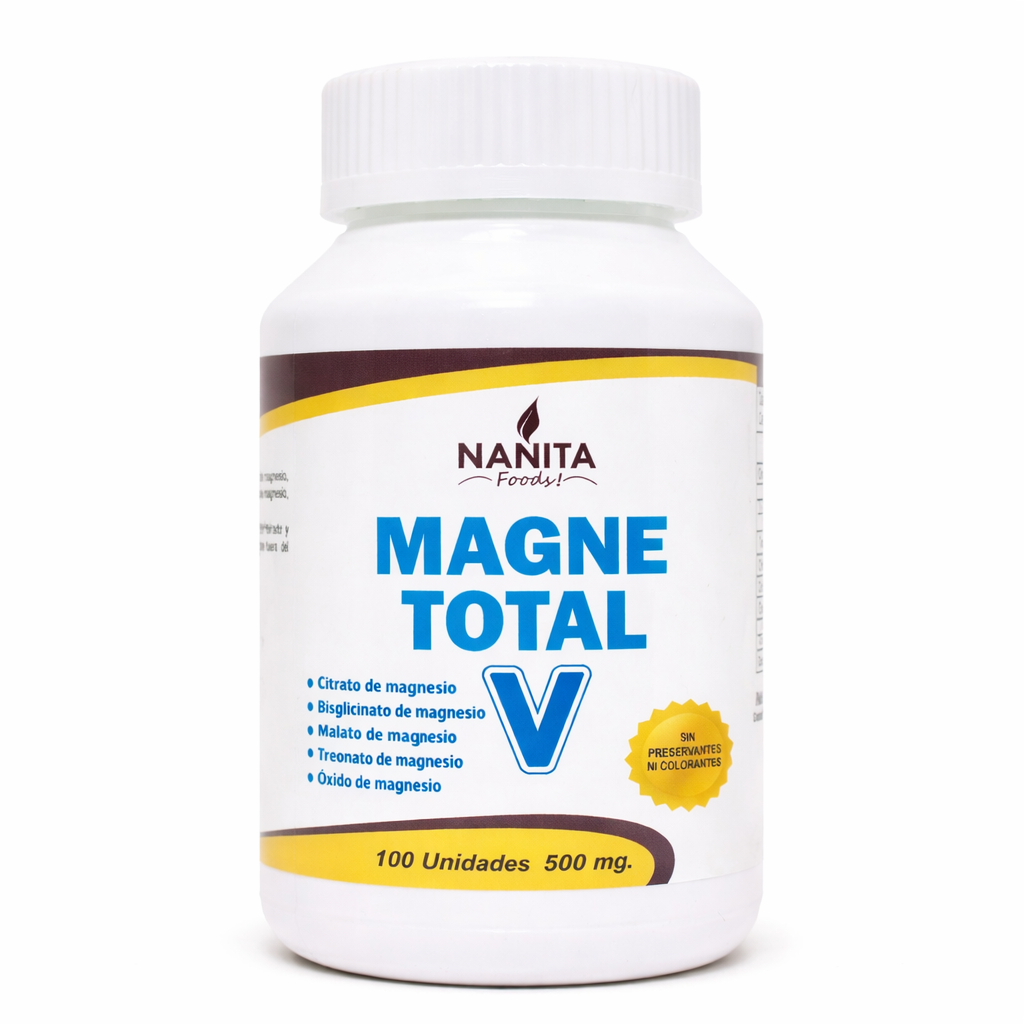 Magne Total V 500mg. 100 cápsulas – Salud Vida Peru