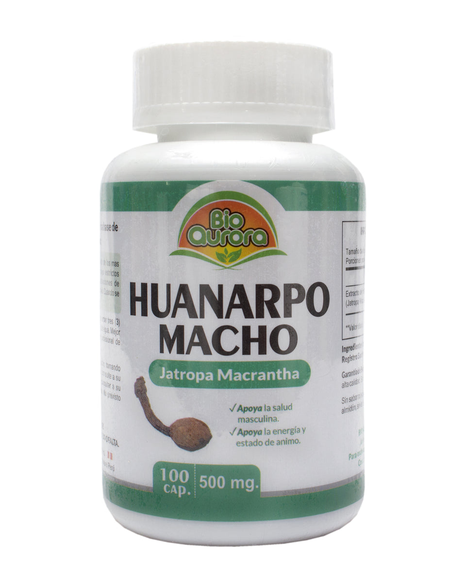 Huanarpo macho en cápsulas 500mg. 100 cápsulas – Salud Vida Peru
